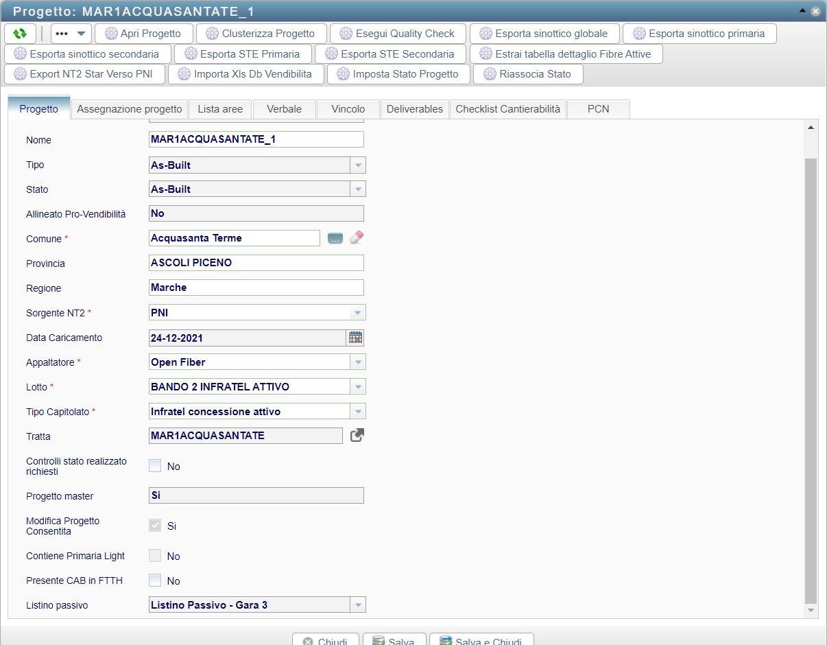 2.1. COMPILAZIONE DELLA SCHEDA DI DETTAGLIO DEL PROGETTO